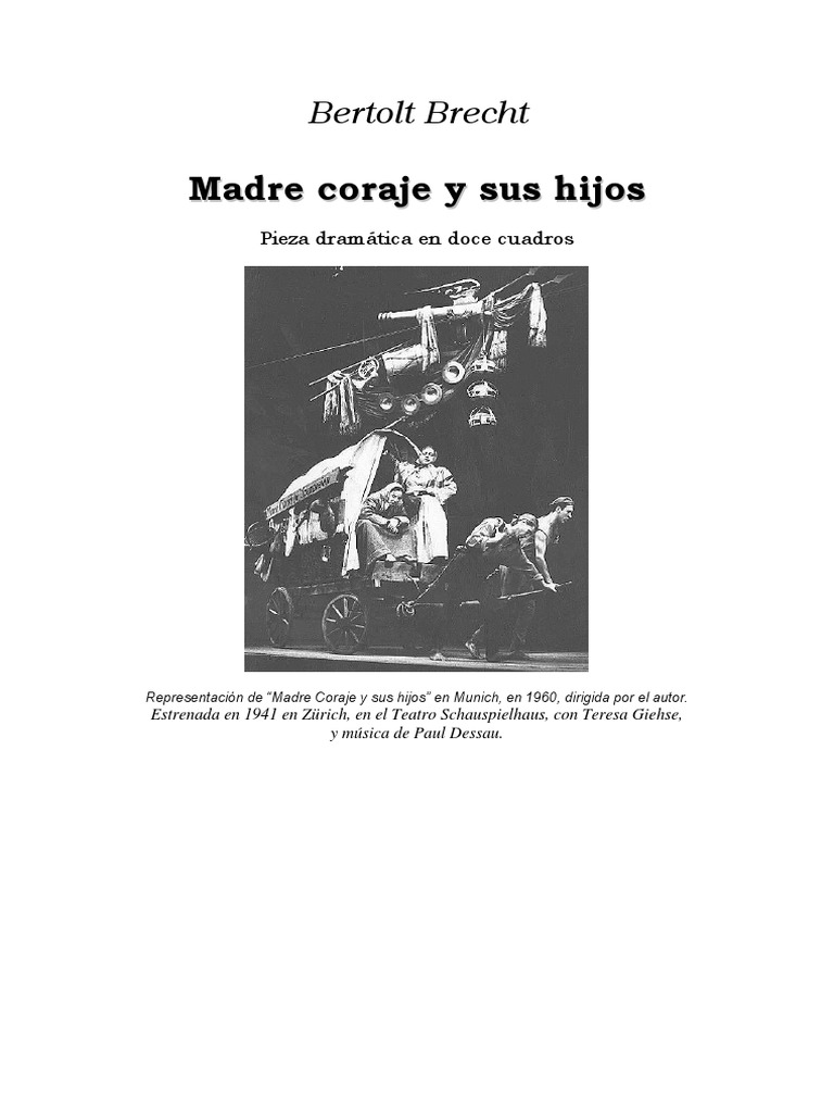 Madre Coraje | PDF | Amor