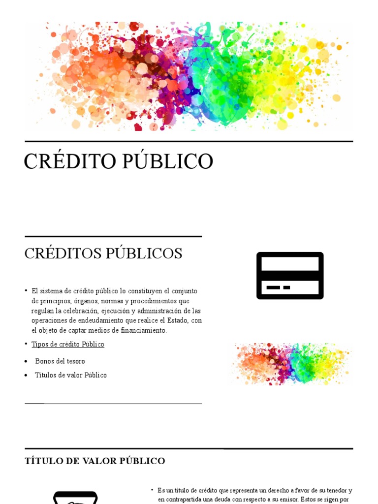 Sistema de Crédito Público en Guatemala | PDF | Deuda gubernamental ...