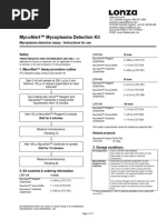 Mycostrip Tds 50 100 | PDF | Cell Culture | Mycoplasma