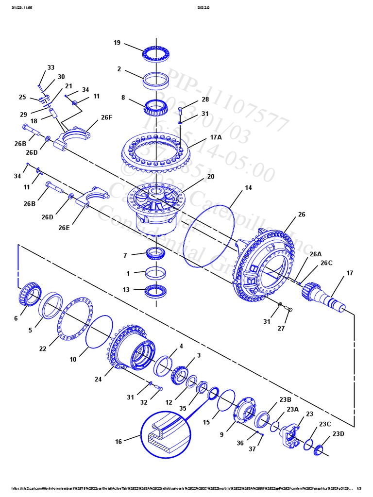 Differential & Bevel Gear GP - 834K | PDF | Ingeniería mecánica | Fricción
