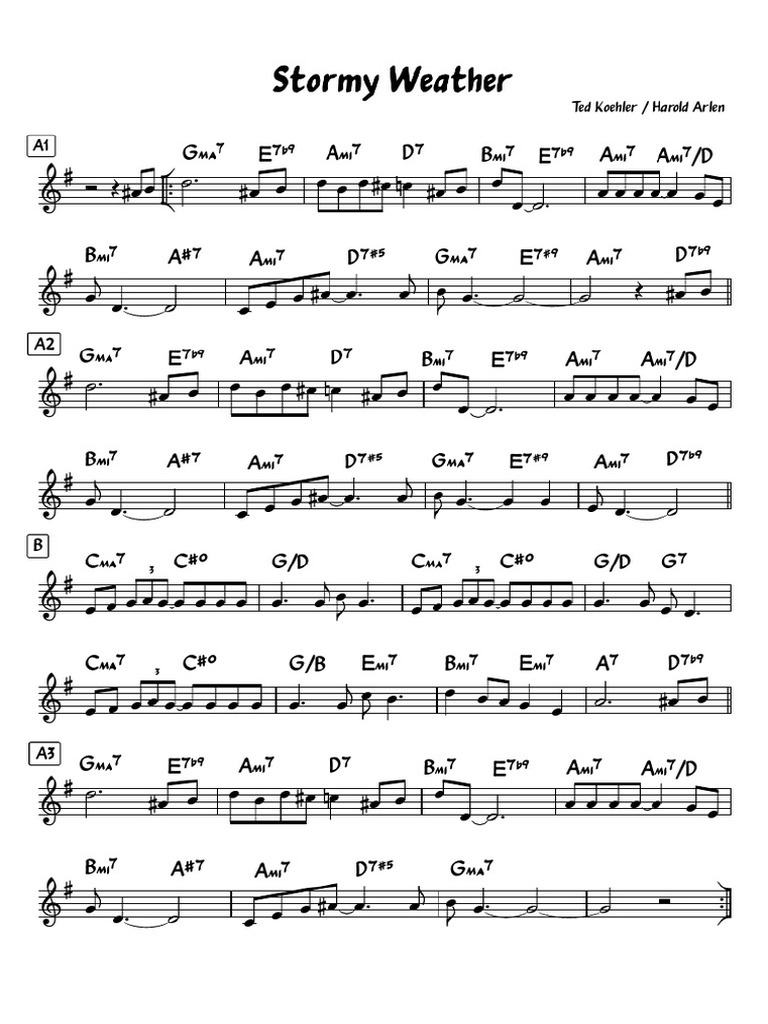 Stormy Weather | PDF