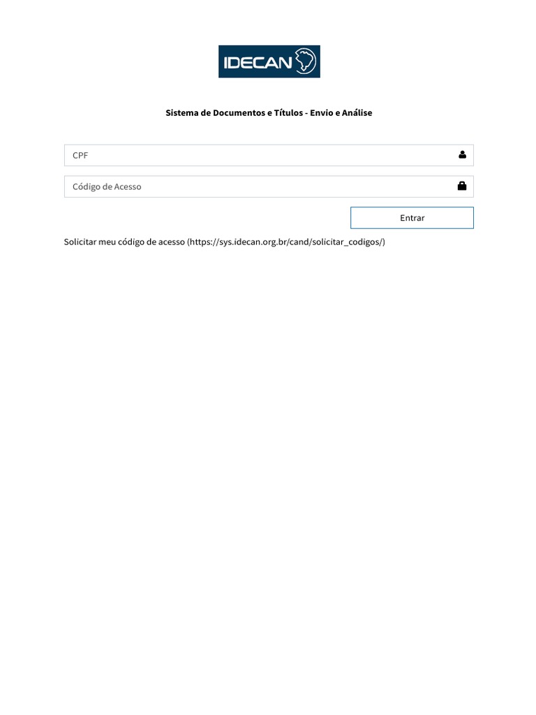 IDECAN - Candidato | PDF