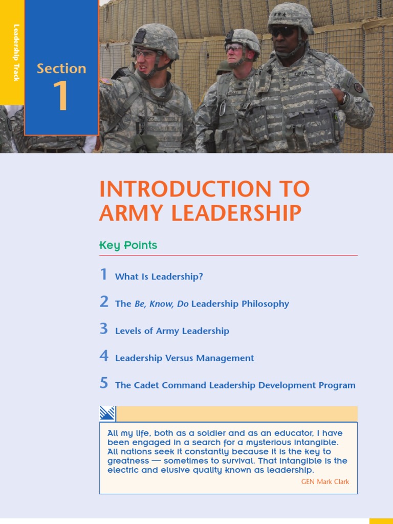 MSL 101 L11 Intro To Army Leadership | Download Free PDF | Non ...