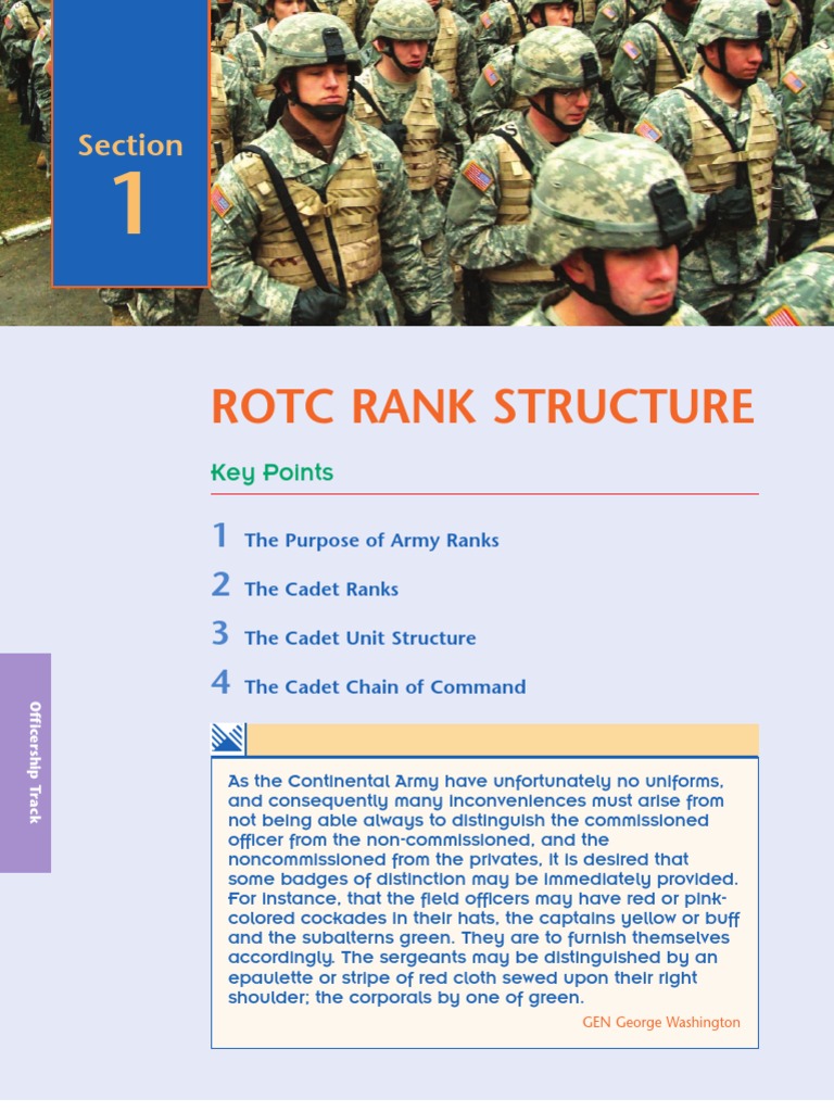 MSL 101 L02 ROTC Rank Structure | PDF | Military Rank | Sergeant