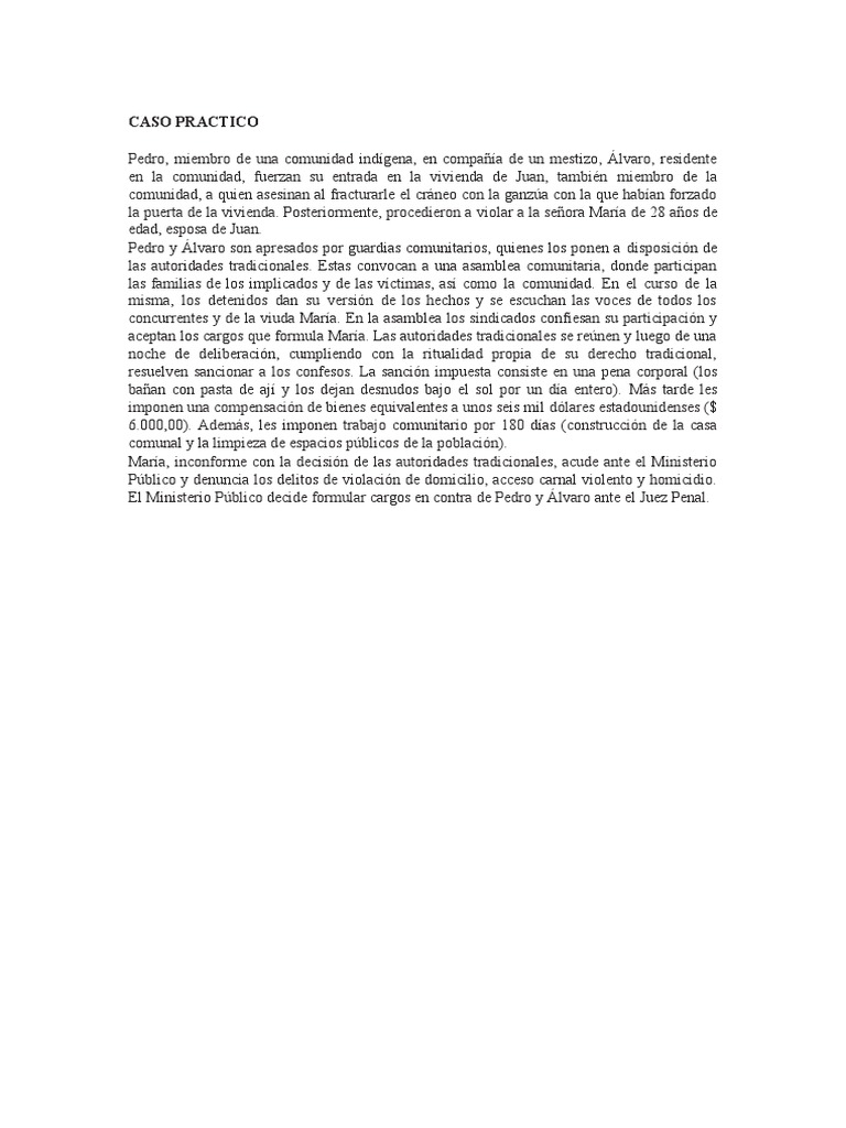 Caso Practico | PDF