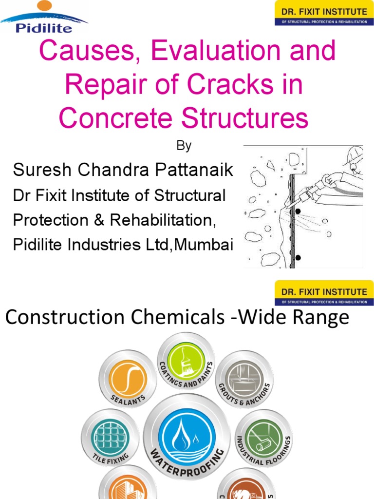 Causes, Evaluation and Repair of Crcaks in Concrete Structures | PDF ...