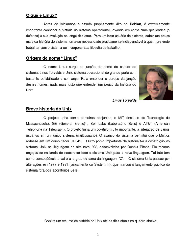 Curso Completo De Linux Pdf Shell Informática Linux