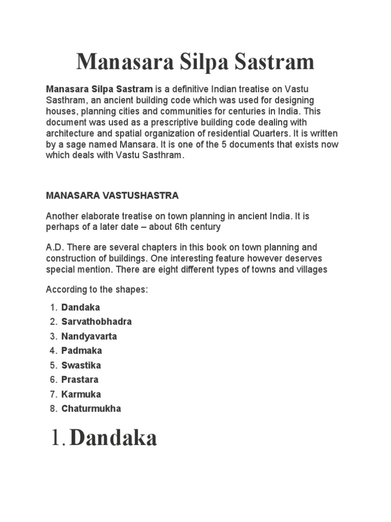 05 Ancient Indian Town Planning System | PDF