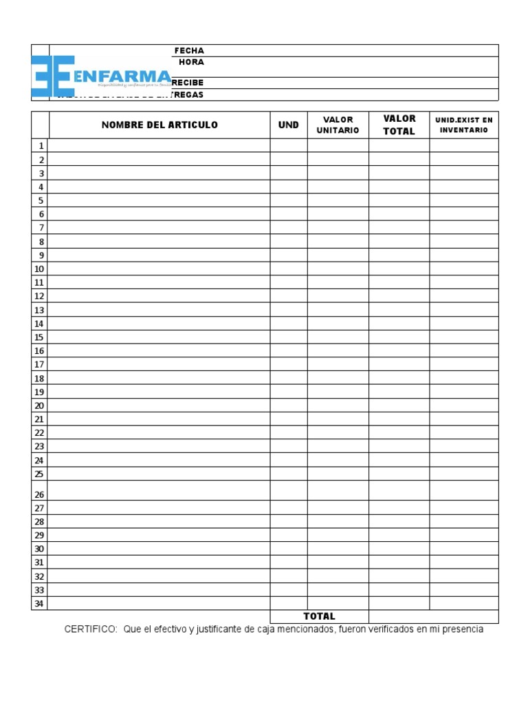 Formato de Venta Diaria | PDF