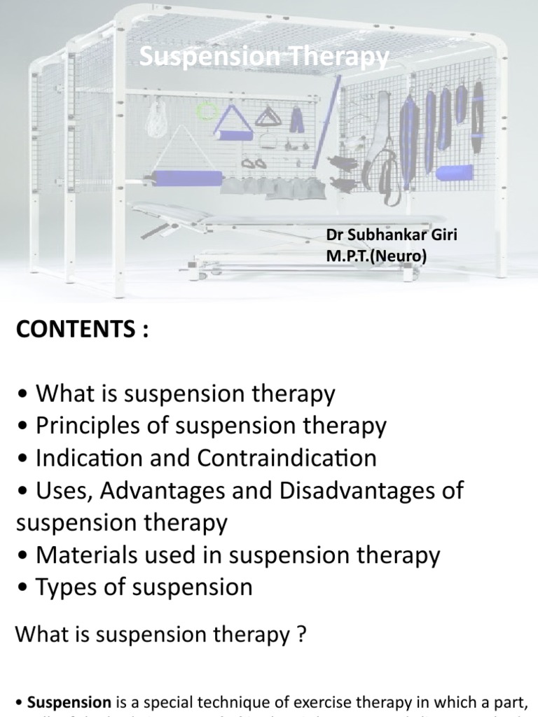 Suspension Therapy | PDF | Rope | Skeletal Muscle