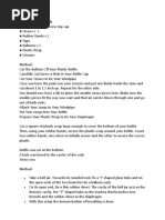Bell Jar Breathing Model Experiment | PDF | Breathing | Exhalation