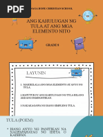 Tula - Grade 9 Yunit 3 | PDF