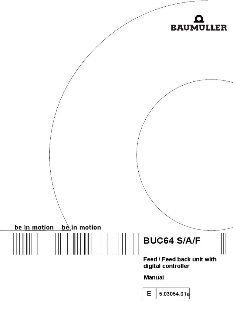 BUC64 S/A/F: Feed / Feed Back Unit With Digital Controller | PDF ...