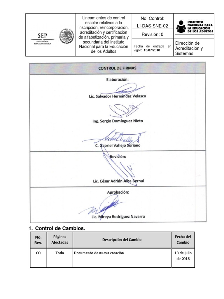 Lineamientos Inscripci N Reincorporacion Acreditaci N y Certificaci N 2018 - Final | PDF ...