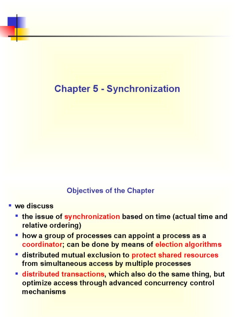 Chapter 5-Synchronozation | PDF | Database Transaction | Acid