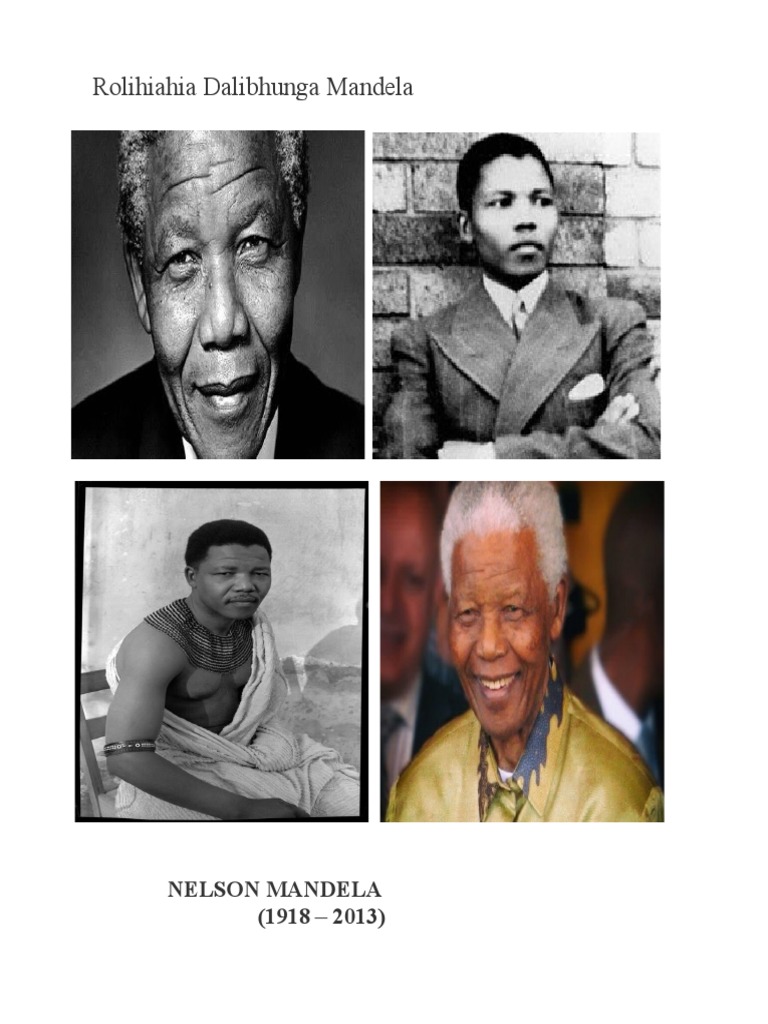 Biografia de Nelson Mandela | PDF | Nelson Mandela | Apartheid