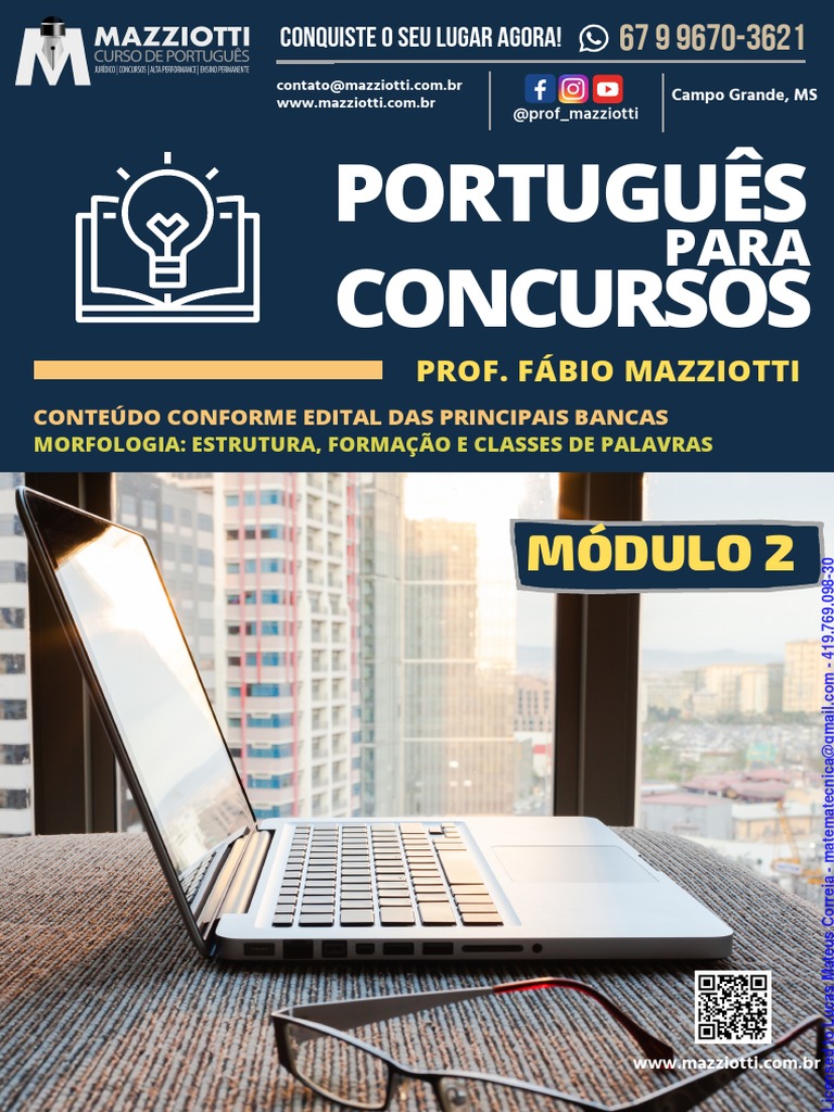 Apostila-Modulo 2-Morfologia | PDF | Palavra | Pronome