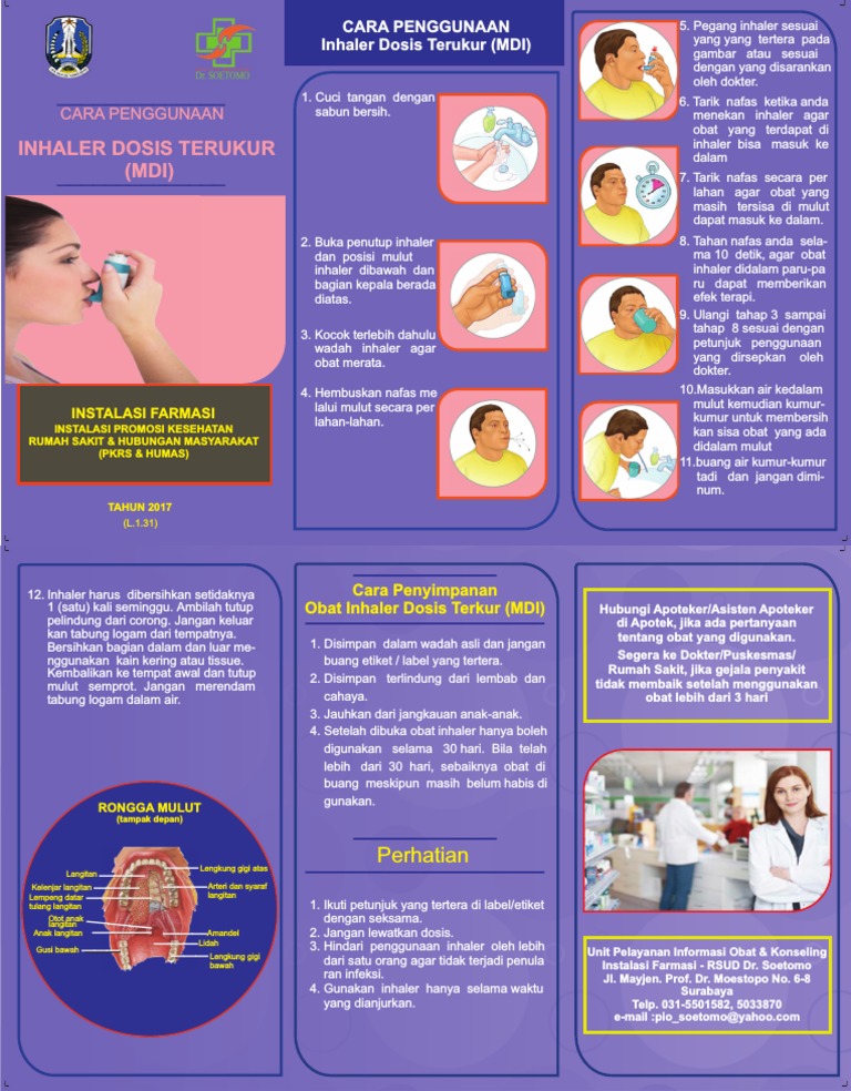 Leaflet CARA PENGGUNAAN MDI | PDF
