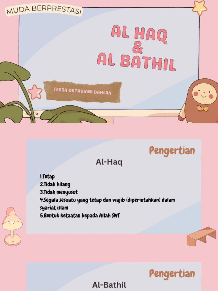 Tessa Oktaviani Dahlan - Al-Hal Dan Al-Bathil | PDF