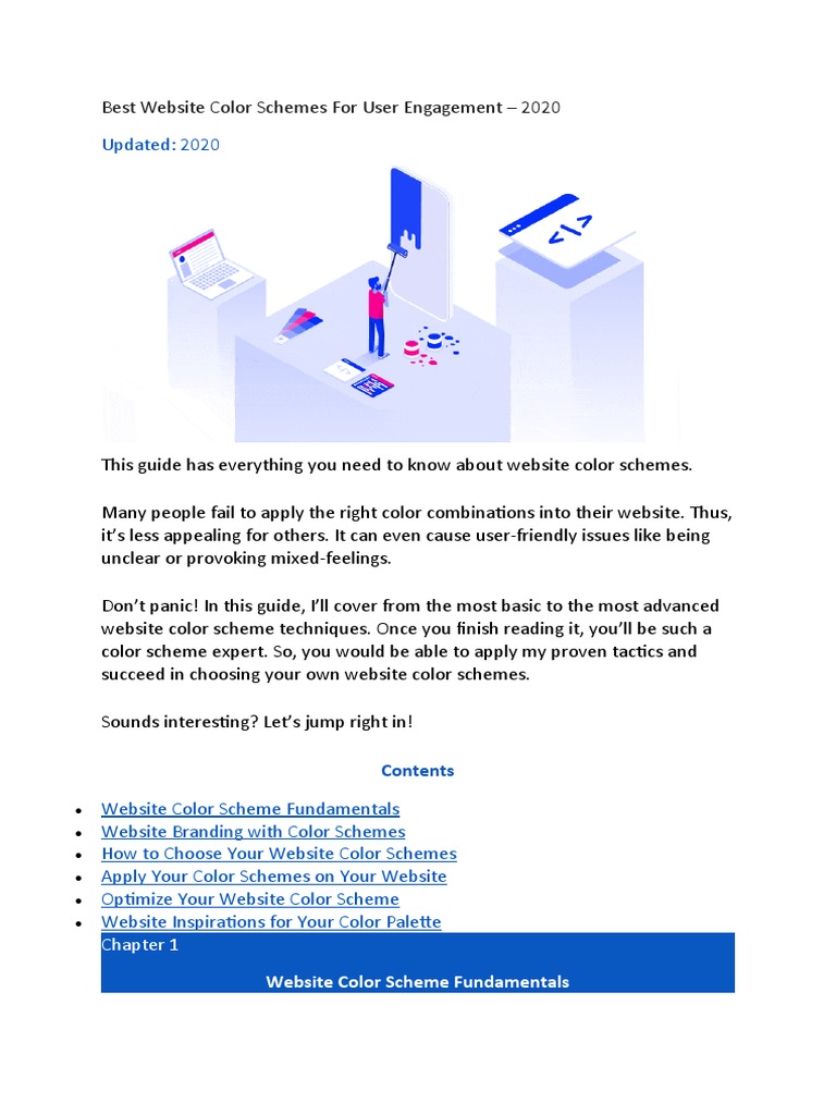 Best Website Color Schemes For User Engagement | PDF | Brand | Color