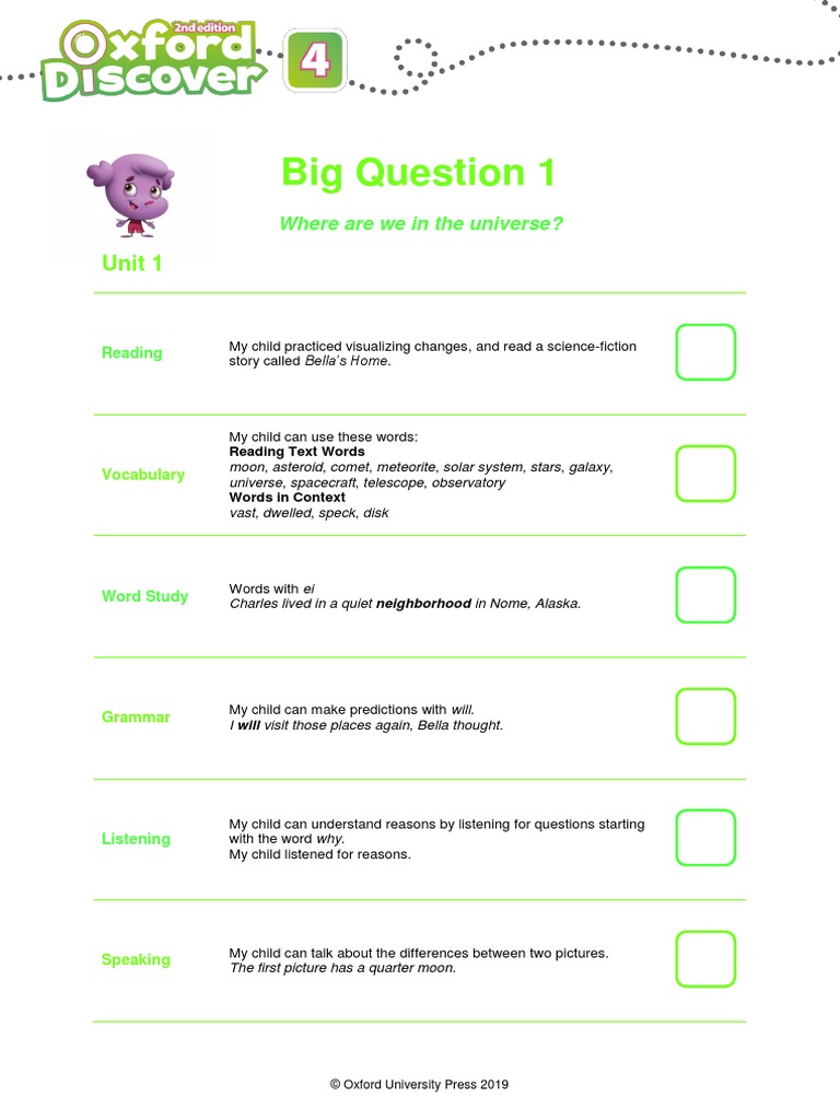 Od2e l4 Parent Guide | PDF | Vocabulary | Mass Media