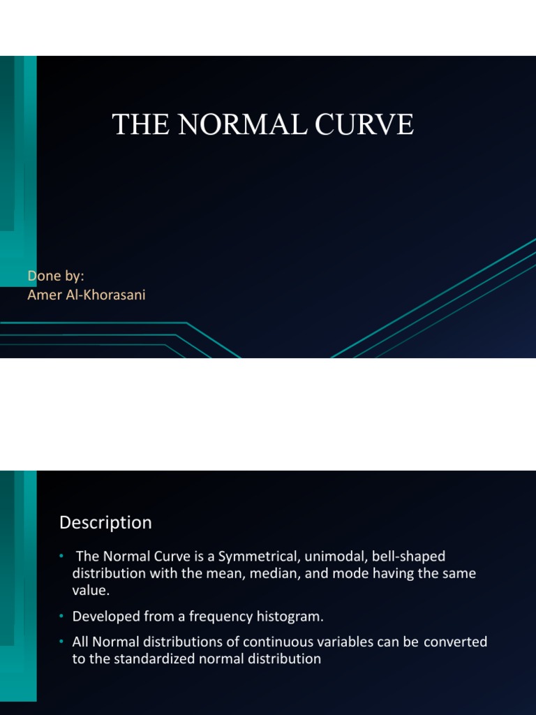 The Normal Curve | PDF