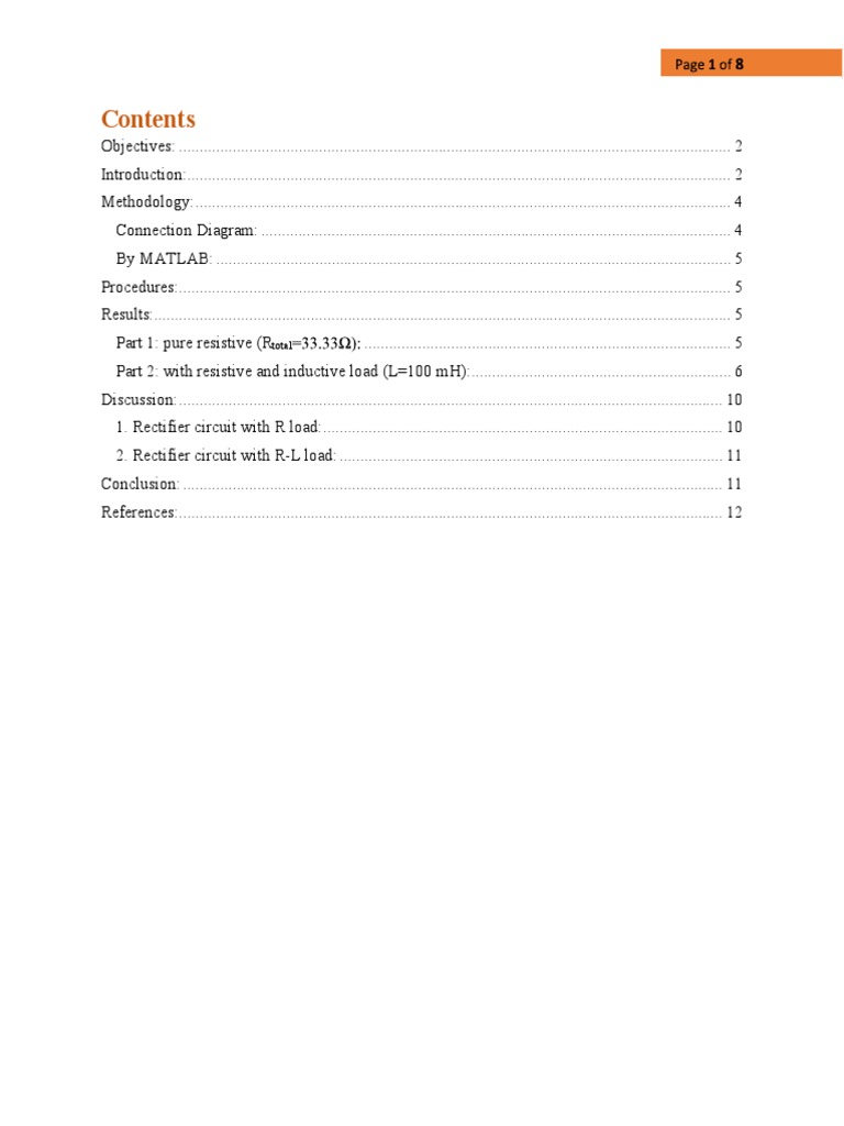 Three-Phase Full-Wave Rectifier With R & R-L Loads | PDF | Rectifier ...