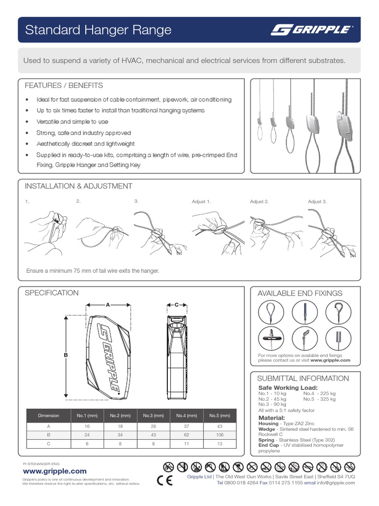 STD Hanger | PDF | Manufactured Goods | Building Engineering
