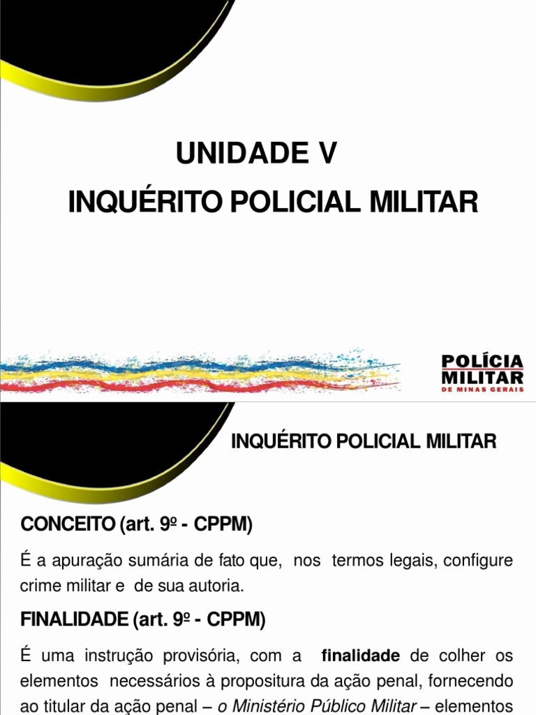 Inquerito Policial Militar - 04h - Cefs 2021 | PDF | Confissão ...