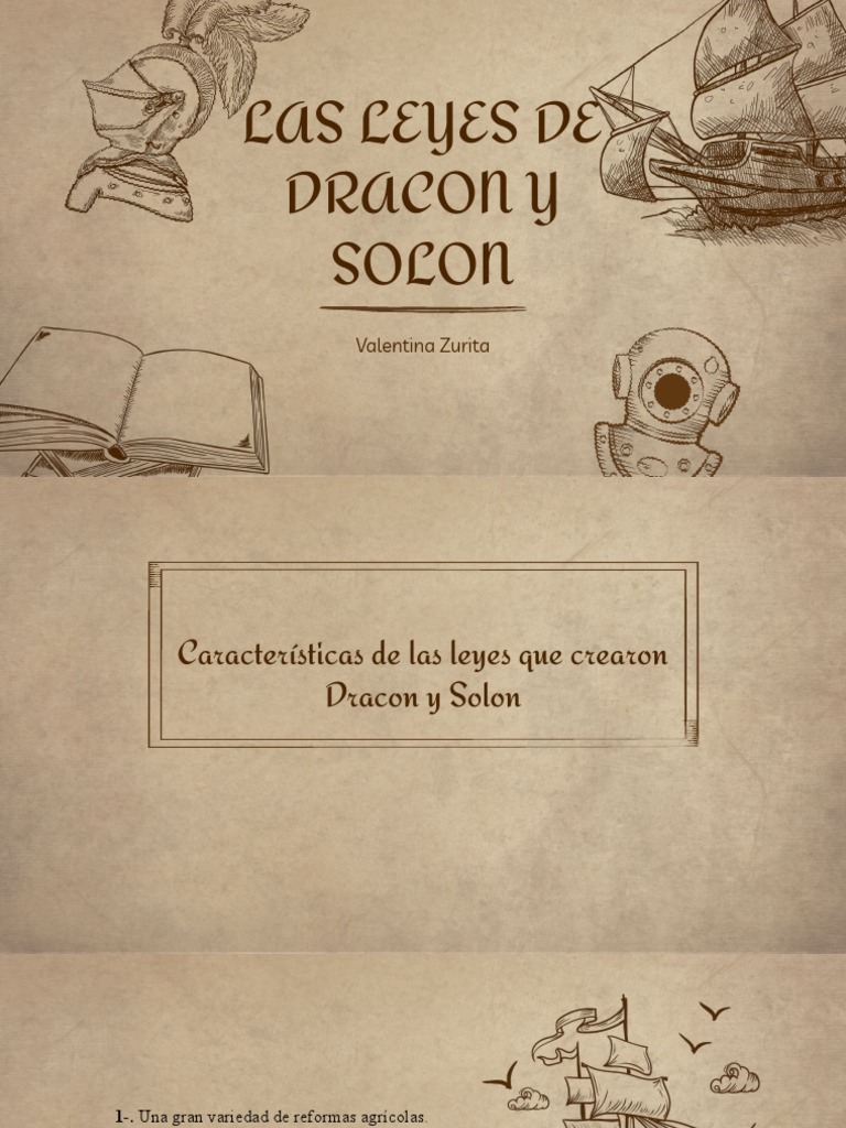 Características de las leyes de Dracón y Solón | PDF | Esclavitud ...
