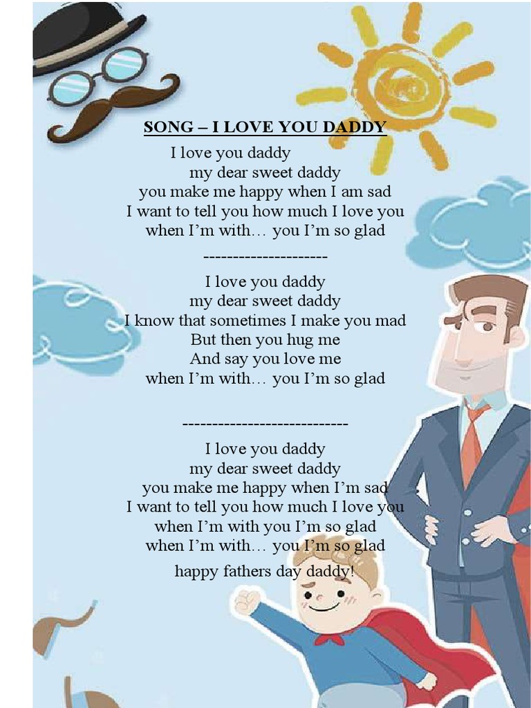 I Love You Daddy - CANCIÓN | PDF