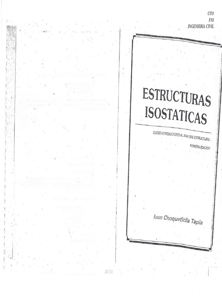 Estructuras Isostaticas Ivan Ch. Liviano | PDF