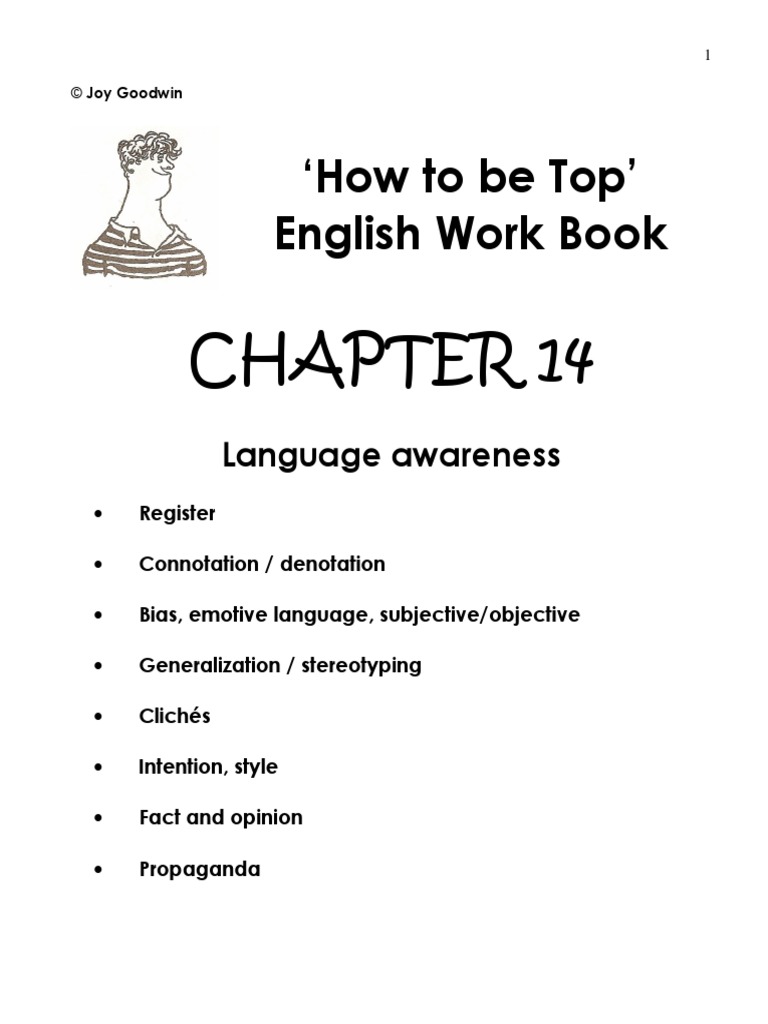 CH 14 Language Awareness | PDF | Jargon | Linguistics