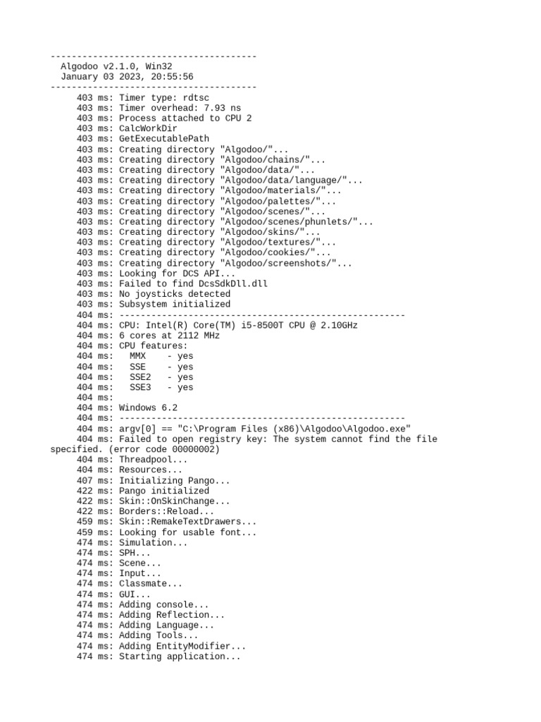 Logfile | PDF | Computer Architecture | Microsoft Windows