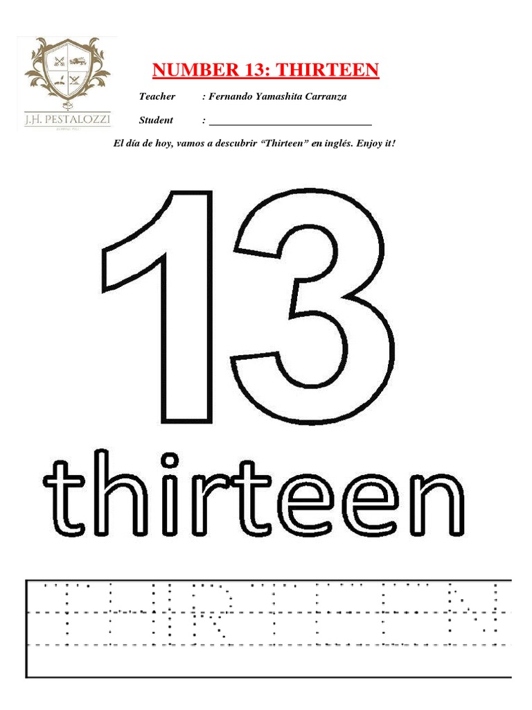 Number 13 | PDF