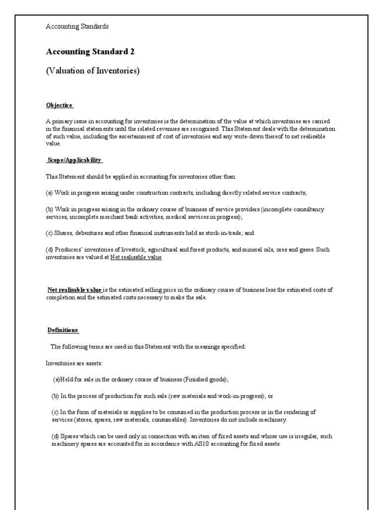 Inventory Valuation Guide | PDF