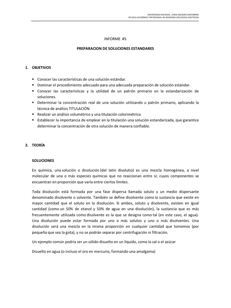 Informe 5 Quimica Analitica