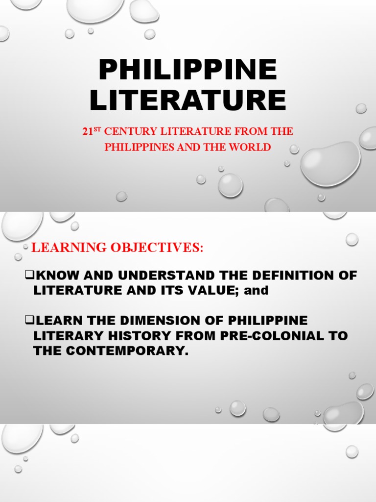 Philippine Literature | PDF | Poetry | Philippines