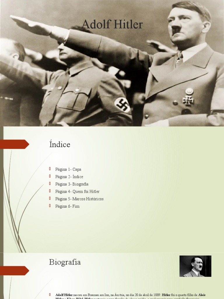Adolf Hitler | PDF | História