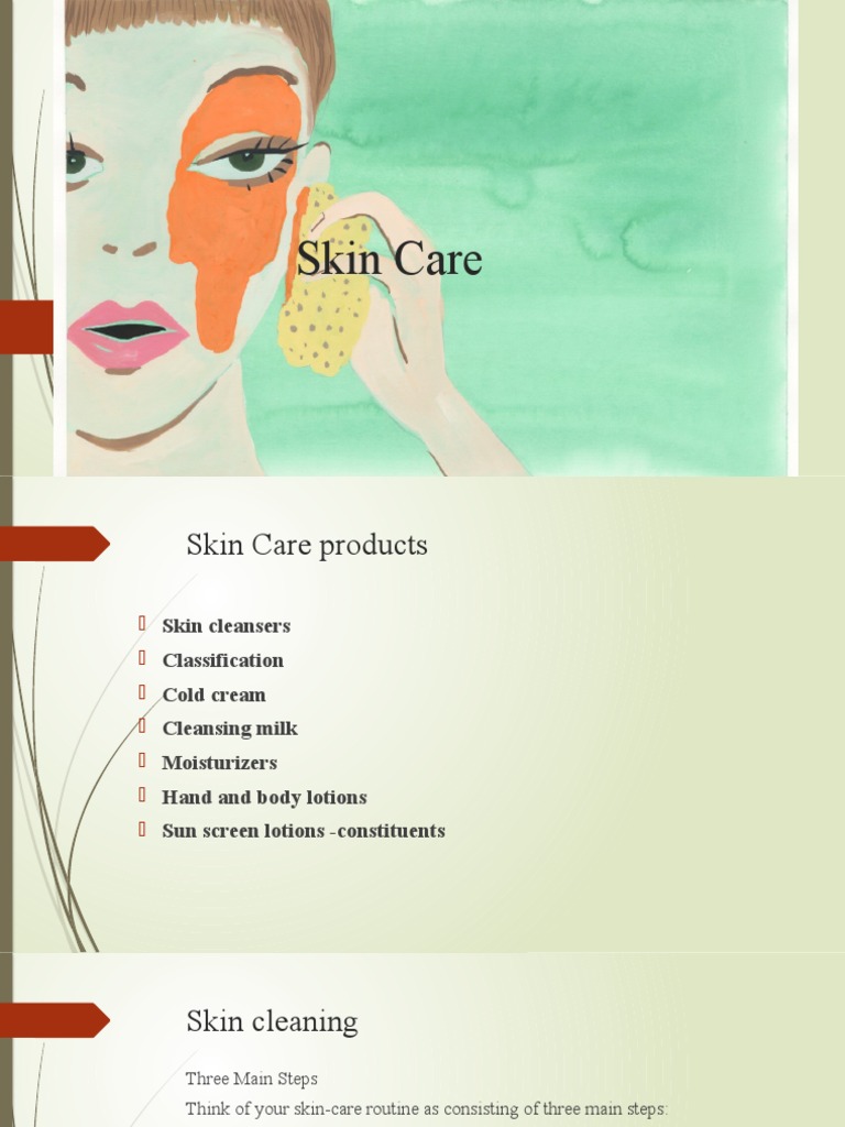 6.skin Care Products | PDF | Sunscreen | Skin