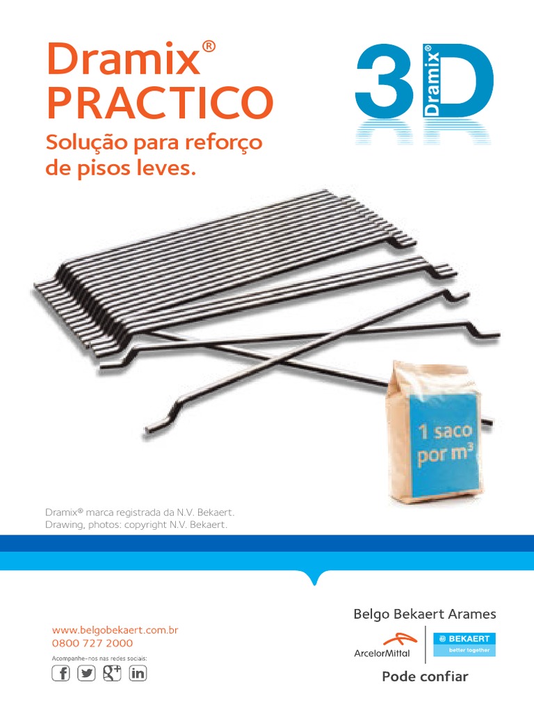 BEL 0122 18 FOLDER DRAMIX PRACTICO GRAMPO 9x13cm - BX | PDF | Concreto ...