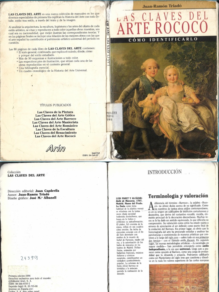 Las Claves Del Arte Rococó Por Juan Ramón Triadó | PDF