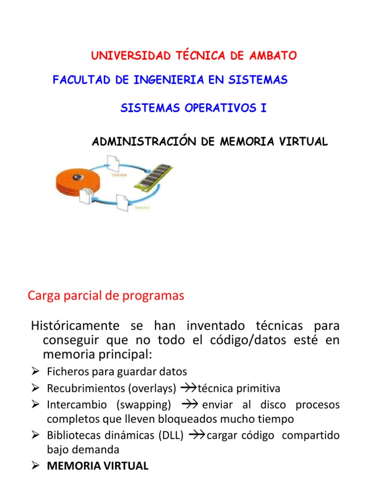 Multiprogramación en Memoria Virtual - Clases 2.1 | PDF | Programación | Programa de computadora