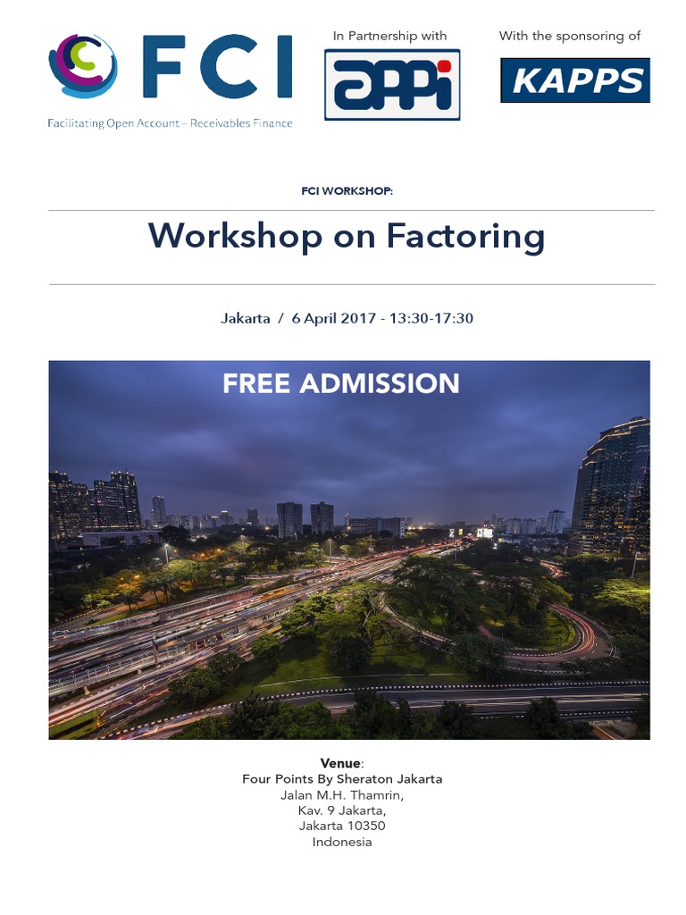 Brochure Jakartav2 | PDF | Factoring (Finance) | Jakarta