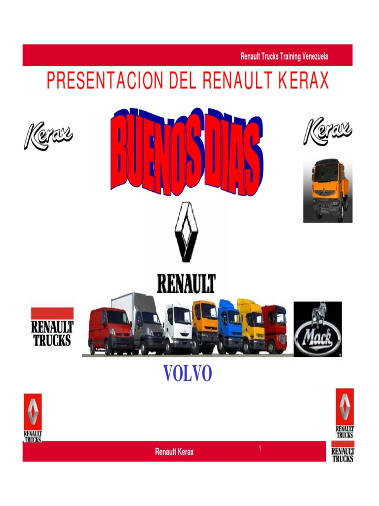 Presentación Kerax 110508 DXI | PDF | Vehículos | Vehículos terrestres