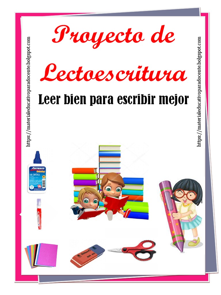 Proyecto Lecto Escritura Leer Bien para Escribir Mejor | PDF | Método ...