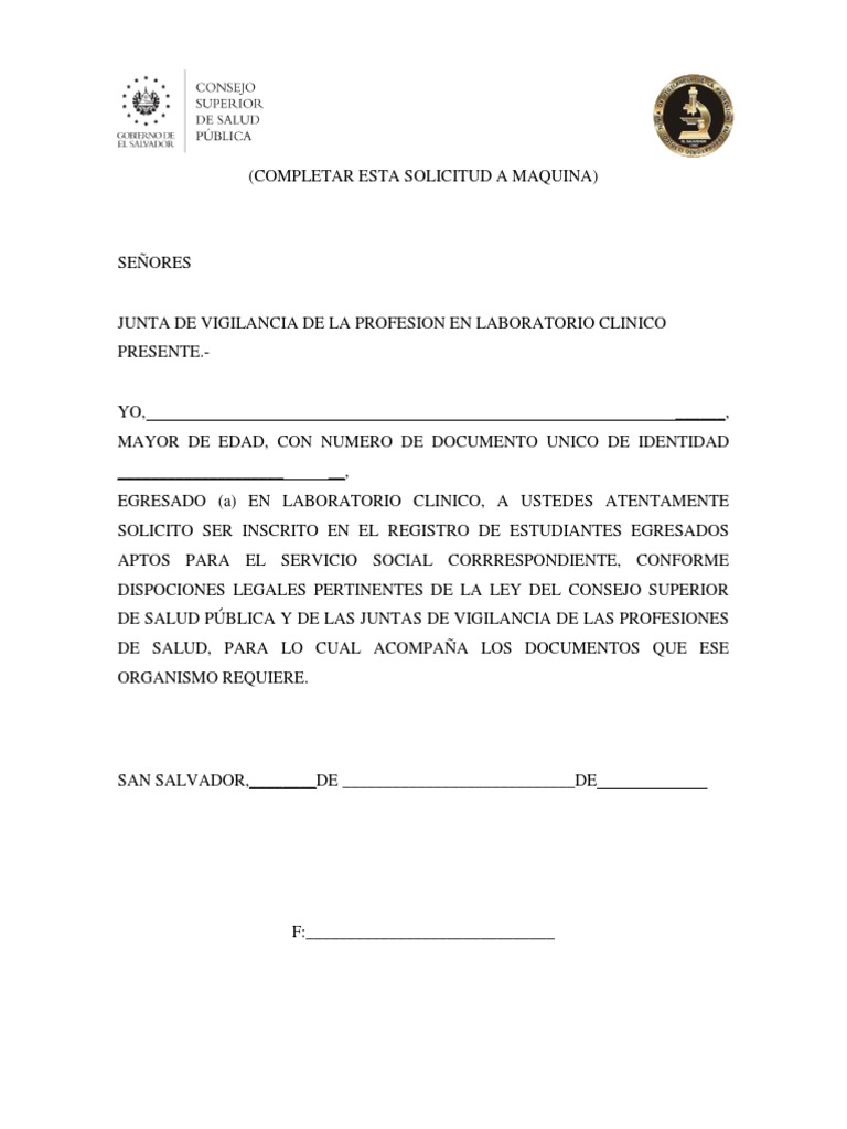 Solicitud Cssp Pdf