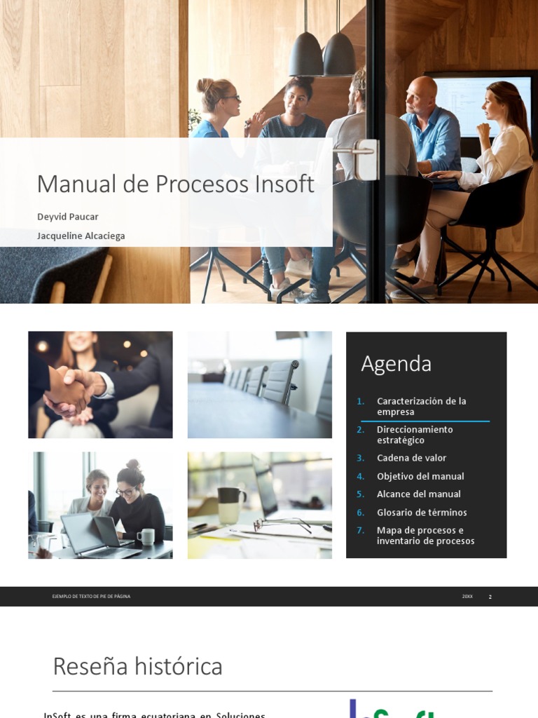 Manual de Procesos de Insoft | PDF | Calidad (comercial) | Ingeniería ...
