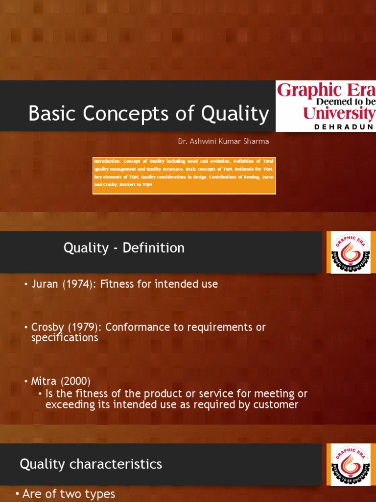 Quality Management Fundamentals | PDF | Quality Assurance | Quality ...