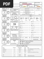 Munchkin Character Sheet | PDF